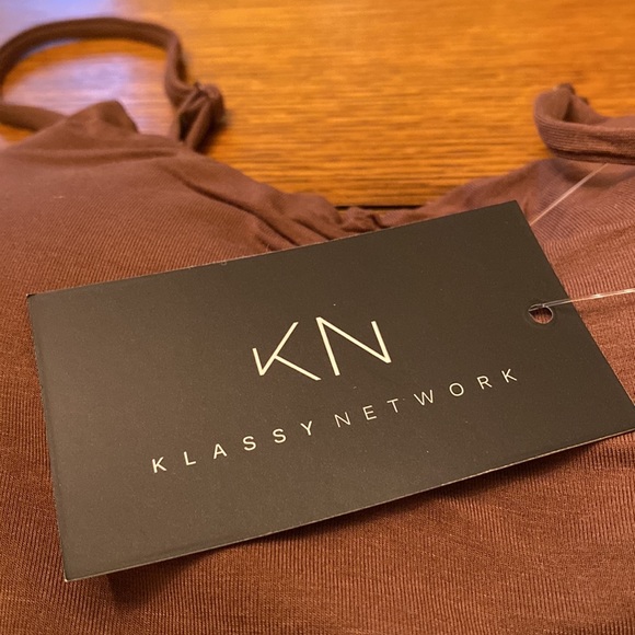Klassy Network | Tops | New Klassy Network Ruched Brami Full Length ...